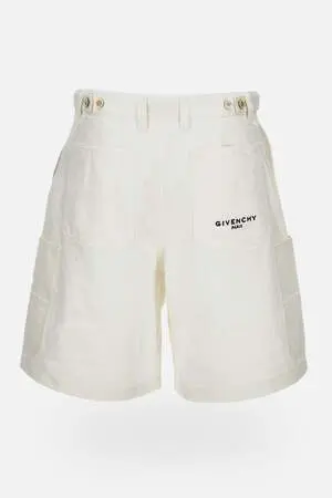 Givenchy Denim Shorts With Patch Pockets