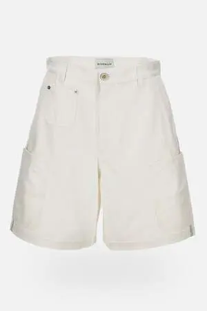 Givenchy Denim Shorts With Patch Pockets - Multicolor