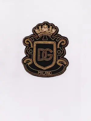 Dolce & Gabbana Cotton T-shirt With Iconic Logo Patch - Multicolor