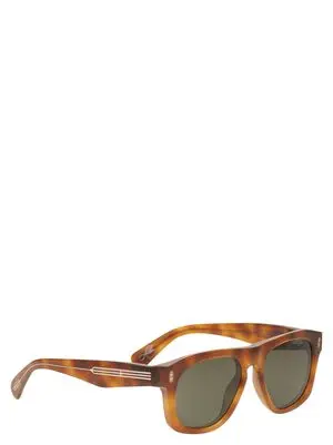 Brunello Cucinelli Tortoiseshell Acetate Sunglasses With Iconic Details