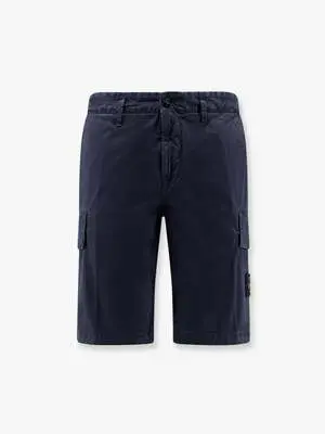 Stone Island Organic Cotton Stretch Shorts - Multicolor
