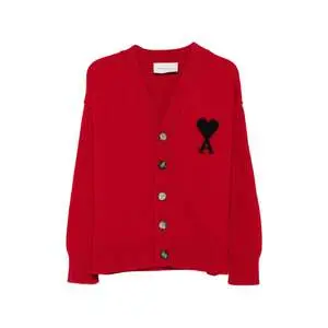 AMI Paris Sweaters & Knitwear Cardigans - Red