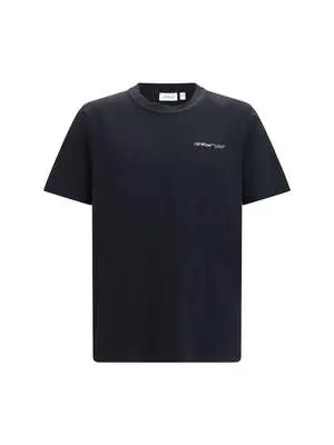 Off-White Logo Quote T-shirt - Black
