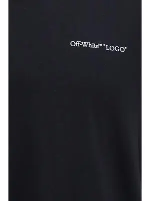 Off-White Logo Quote T-shirt - Black