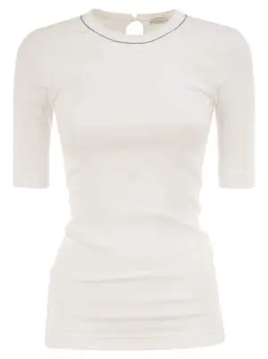 Brunello Cucinelli 3/4 Sleeve T-shirts For Women