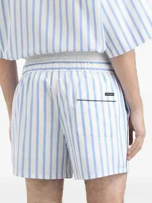 Dolce & Gabbana Striped Bermuda Shorts With Drawstring