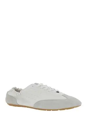 Saint Laurent Sneakers 'artico' White With Leather Details