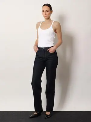 TOTEME Low Straight Denim Jeans