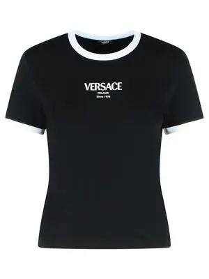 Versace Viscose T-shirt - Black