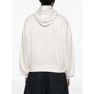 Gucci Logo Print Hoodie - White
