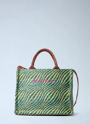 Marni Small Basket Bag - Green