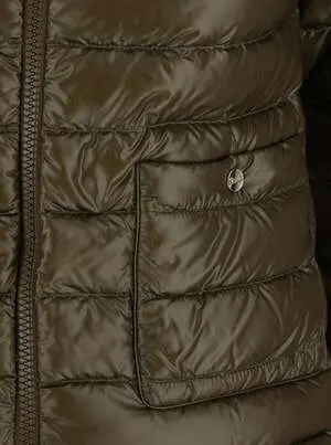 Herno Puffer Jacket With Quilted Design For - Green