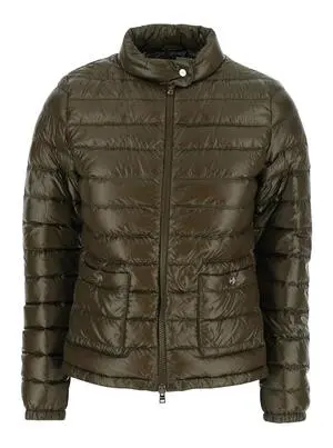 Herno Puffer Jacket With Quilted Design - Green