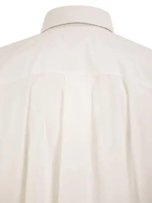 Brunello Cucinelli Stretch Cotton Shirt - White