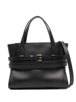 Moschino Tie Me Small Leather Handbag