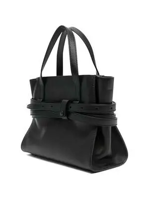 Moschino Tie Me Small Leather Handbag