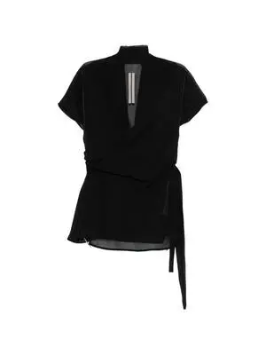 Rick Owens RICK OWENS Silk Wrap Top Multicolor