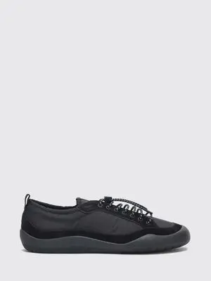 Prada Lace-up Nylon And Suede Sneakers