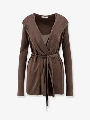 Max Mara Mxmfalda Yocell And Silk Blend Cardigan - Multicolor