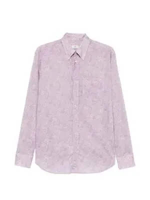 Etro Camicia Con Bottoni E Stampa Paisley - Multicolor