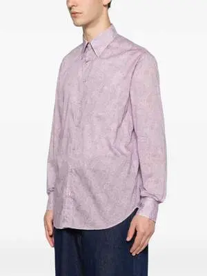 Etro Camicia Con Bottoni E Stampa Paisley - Multicolor