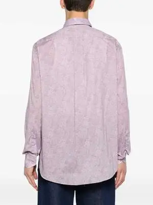 Etro Camicia Con Bottoni E Stampa Paisley - Multicolor