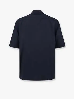 Moncler Cotton Blend Shirt With Zip