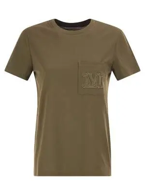 Max Mara Papaia Cotton Jersey T-shirt - Yellow