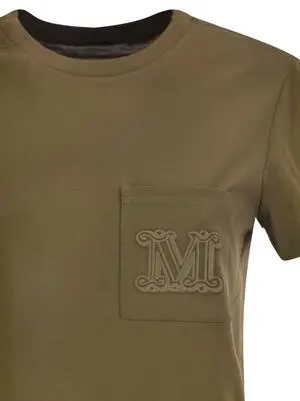 Max Mara Papaia Cotton Jersey T-shirt - Yellow