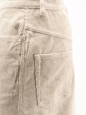 Isabel Marant Étoile Marant Odalie Corduroy Skirt - Cream