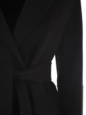 Max Mara Arona Virgin Wool Coat - Black