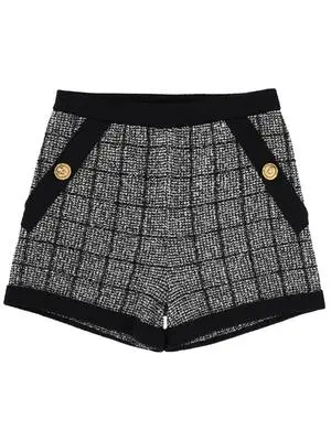 BALMAIN Balmain Women Cotton Tweed Shorts