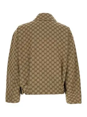 Gucci Cotton Gg Motif Jacket - Multicolor