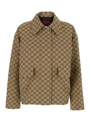Gucci Cotton Gg Motif Jacket - Multicolor