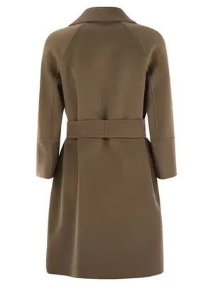 Max Mara Arona Virgin Wool Coat - Brown