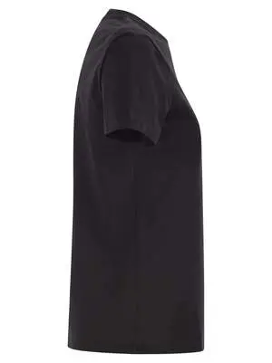 Max Mara Cotton Jersey T-shirt - Black
