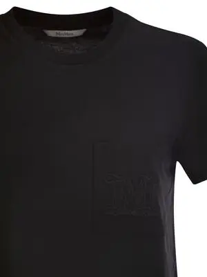 Max Mara Cotton Jersey T-shirt - Black