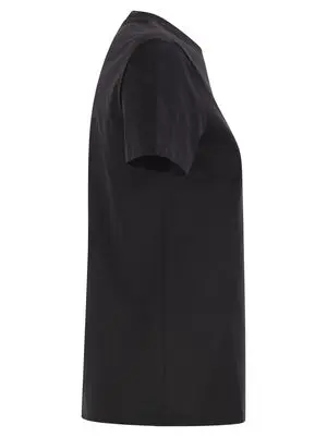 Max Mara Cotton Jersey T-shirt - Black