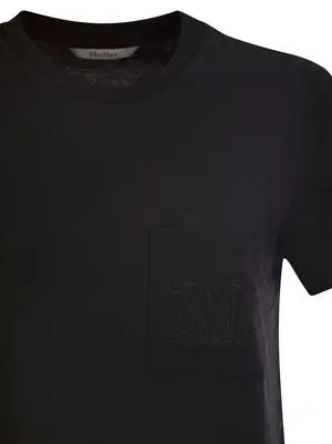 Max Mara Cotton Jersey T-shirt - Black