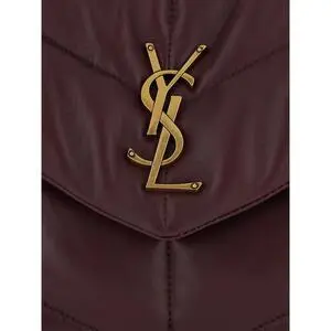 Saint Laurent Loulou Shoulder Bag - Red