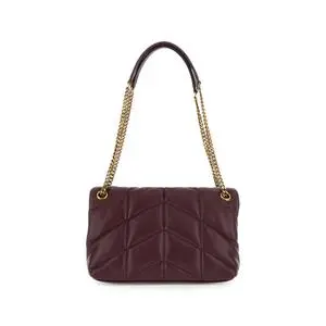 Saint Laurent Loulou Shoulder Bag - Red
