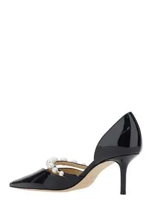 JIMMY CHOO Aurelie Pumps With Stiletto Heel And Pearl Decoration - Multicolor