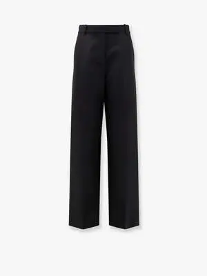 TOM FORD Pleated Wool Trousers - Black