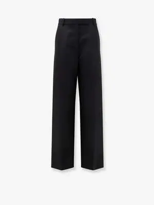 TOM FORD Pleated Wool Trousers - Black