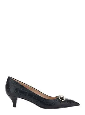 Gucci Erin Gg Leather Pumps - Multicolor