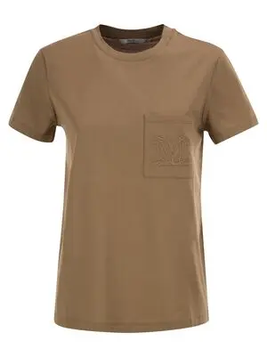Max Mara Cotton T-shirt - Brown