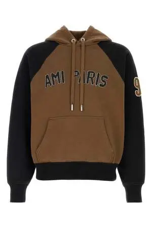AMI Paris Cotton Sweatshirt - Brown