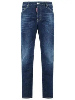 Dsquared2 Teddy' Cotton Jeans - Blue