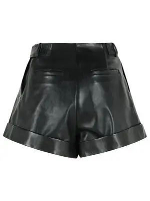 Sportmax Vasaio' Leather Shorts