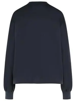 GANNI Cotton Sweater - Gray